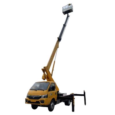China Fábrica DFAC DongFeng 16M 17.5M 20M 21M 23M Operação em Alta Altitude Telescópica Hidráulica Boom Bucket Aerial Work Platform Truck à venda