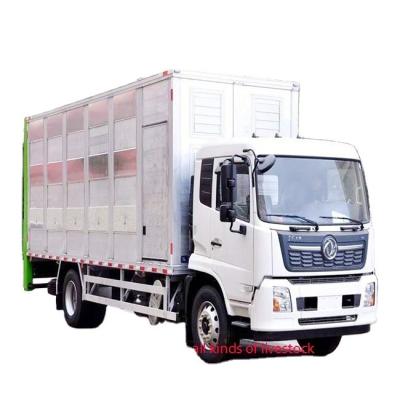 China Custom Dongfeng 6x2 8x4 Lhd Rhd Constant Temperature Pig Transportation Crate Pig Transport Truck for sale