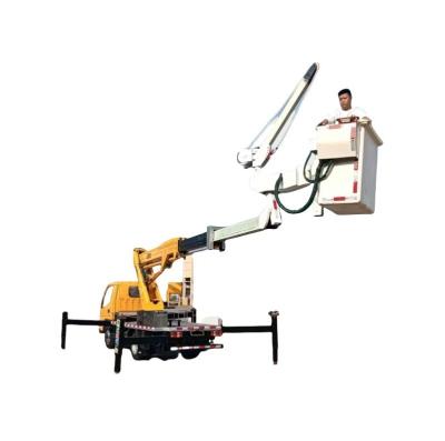 China JMC 5 Secção Retrátil 45m Braço Plataforma Aérea para 1 Homem Caminhões de Trabalho Aéreo Caminhões de Operação em Alta Altitude 4X2 à venda