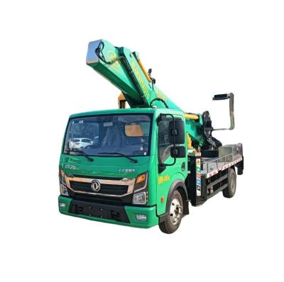 China Chassi DongFeng 50m Caminhão de Operação de Alta Altitude 6 Seções Retráteis que Seguram 3 Homens Caminhão de Plataforma Aérea à venda