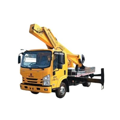 China Caminhão de Operação em Alta Altitude ISUZU 30m 5 Seções Retráteis Capacidade para 3 Homens Plataforma Aérea à venda