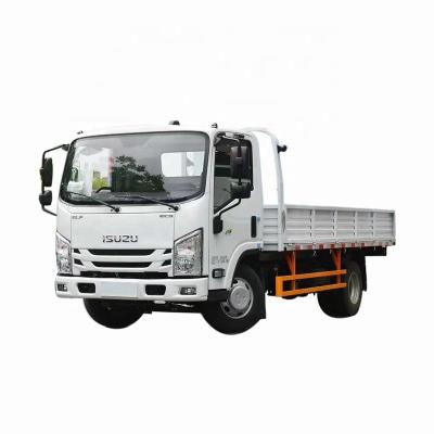 China 4*2  I s Uzu Single Row Freight Train  Column  Plate-type Goods Lorry  Freight Transporter for sale