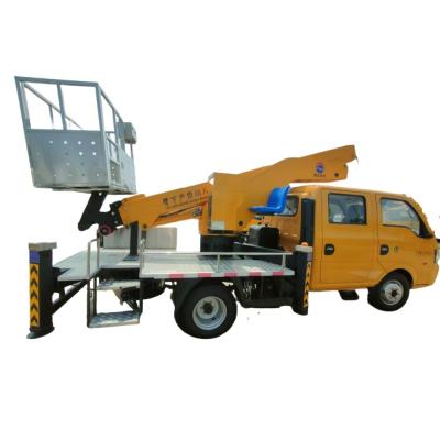 China Fábrica Chinesa Personalizada DFAC Caminhão Plataforma de Trabalho Aéreo com Braço Reto e Lança Telescópica para Operação em Alta Altitude à venda