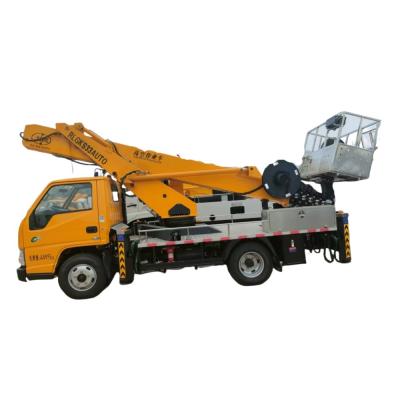 China China Factory 4*2 JMC Aerial Work Platform Truck Telescopic Boom Straight Arm Aerial Lift Truck High Altitude Operation Truck for sale