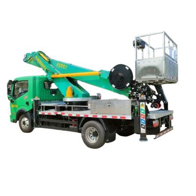 China Fábrica da China DFAC DongFeng Duolika Plataforma de Trabalho Aéreo Montada no Teto Lança Telescópica Cesto Caminhão de Operação em Alta Altitude à venda