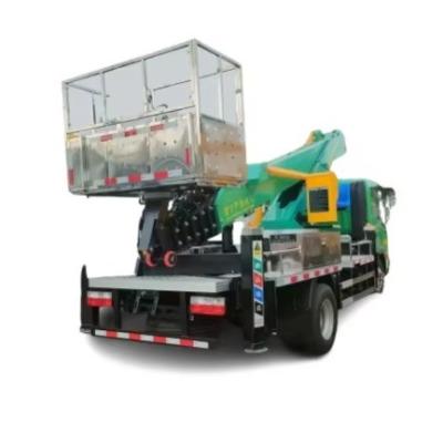 China Fábrica Fornecimento DFAC DongFeng Duolika Plataforma de Trabalho Aéreo Montada Overhead Lança Telescópica Balde Caminhão de Operação em Alta Altitude à venda