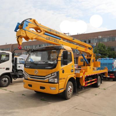 China Cheap4x2  14m 25m 35m 45m 65m Bucket Truck Aerial Working Platform Folding Telescopic Boom Aerial Work Platform for sale