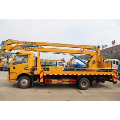 China Cheap4x2  14m 25m 35m 45m 65m Bucket Truck Aerial Working Platform Folding Telescopic Boom Aerial Work Platform for sale