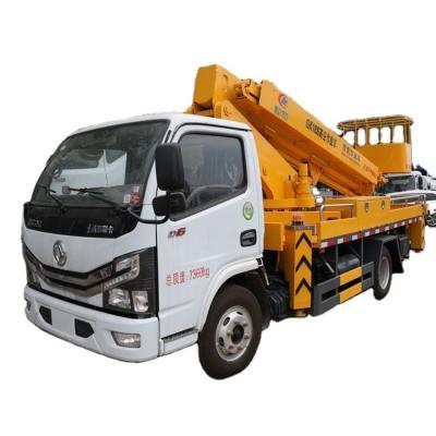 China 4x2 14m 25m 35m 45m 65m Plataforma de trabalho aérea de caminhão de balde Plataforma de trabalho aérea de telescópio à venda