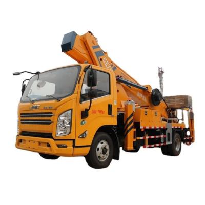 China angepasste JMC 4x2 14m 25m 35m 45m 65m Eimer-Lkw-Flugarbeitsplattform Teleskop-Boom-Flugarbeitsplattform zu verkaufen