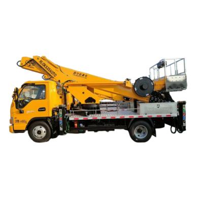 China Fabrik-Top-Qualität, kundenspezifischer JAC-Hubarbeitsbühnen-LKW mit Teleskopausleger, Eimerfahrzeug, Hochbetriebs-LKW zu verkaufen