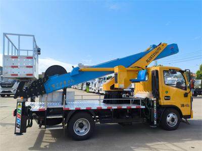 중국 맞춤형 소형 4x2 4x4 25M 트럭 장착형 고가 작업대 판매용