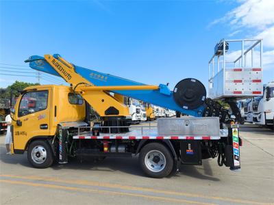 중국 맞춤형 소형 4x2 4x4 25M 트럭 장착형 고가 작업대 판매용