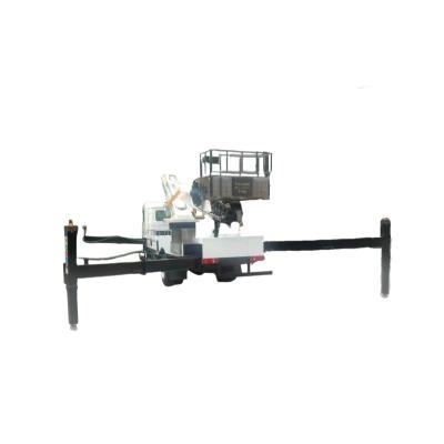 중국 45m 5단 접이식 리프팅 3인승 자동 제어 고고도 작업 트럭 단일 평판 동풍 고가 작업 플랫폼 트럭 판매용