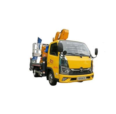 중국 포톤 아올링 M 카드 122마력 4X2 고가 작업 55m 암 길이 리프팅 2인 고고도 작업 트럭 판매용