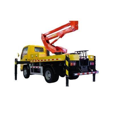 중국 칭링 이스즈 ELF 120마력 4X2 고가 작업차 (싼이 브랜드) 55m 리프팅 높이 3인 탑승 고가 플랫폼 트럭 판매용