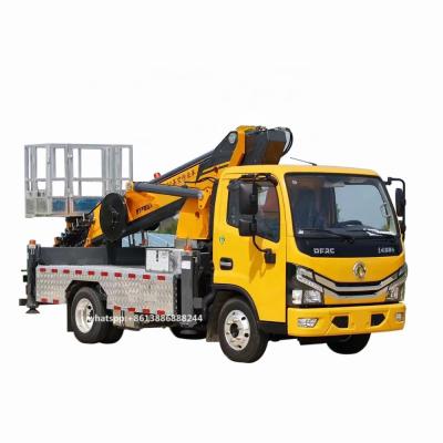 중국 DUOLIKA 30미터 텔레스코픽 붐 고고도 작업 트럭 고가 작업 플랫폼 트럭 판매용