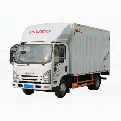 China ISUZU Single Row Cargo Van Truck com combustível diesel Tipo seis pneus à venda