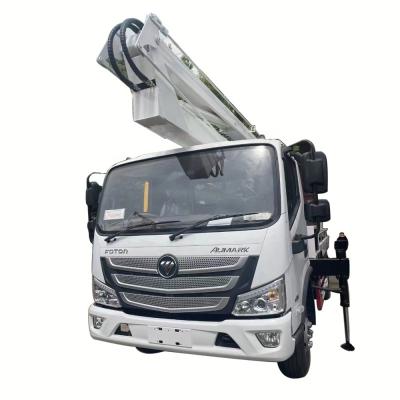 China Foton   4*2  Single-row  Mobile Elevating Platform  Truck  Lifting  Lorry  Aerial Platform   Truck for sale