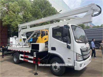 China Foton   4*2  Single-row  Mobile Elevating Platform  Truck  Lifting  Lorry  Aerial Platform   Truck for sale