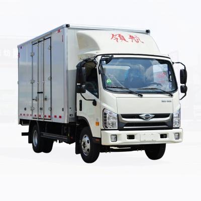 China FOTON Single Row Cargo Van Truck Light Dry Van Truck 95KM/H 6 Wheeler for sale