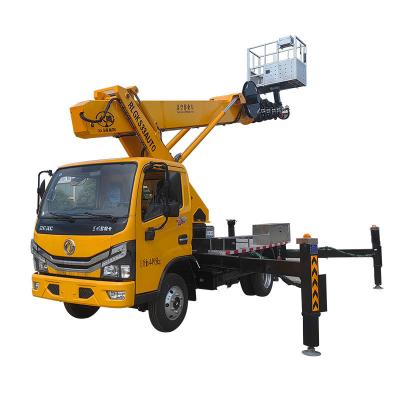China Factory Light Duty 18m High Altitude Operation Truck Boom Lift Mounted on Truck in Indonesia for sale