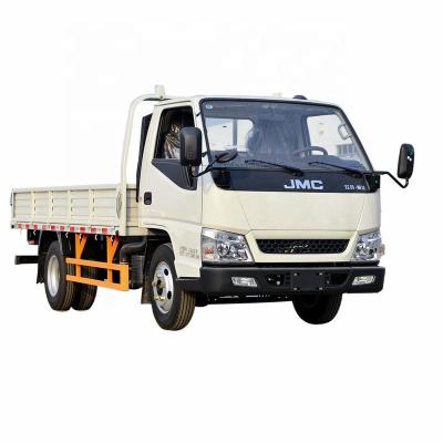 China JMC  Single Row Column  Plate-type Cargo Truck  Fender Wagon   Goods Truck   Commercial Truck for sale