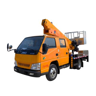 China Preço barato Equipamento Dongfeng Faw Howo Jmc Jac Manlift plataforma aérea camião veículo montado à venda