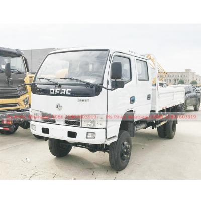 China Dongfeng Double Row Cabin 4x4 Light Duty 4WD Cargo Car Off Road Cargo Carrier Truck 4Tons 5Tons Best Price for Sales for sale
