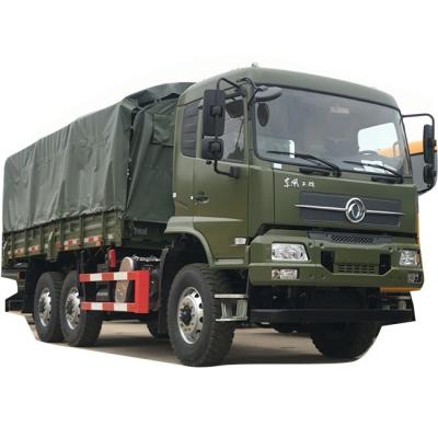 China Dongfeng Novo Modelo 6x6 6 Wheel Drive Caminhão Homem Veículo de Transporte Com Tarpaulin Bom Preço para Vendas à venda