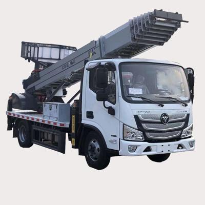 China Euro 3 Standard 36m 45m Automatic Ladder Lift Move Aerial Ladder Platform Truck for sale