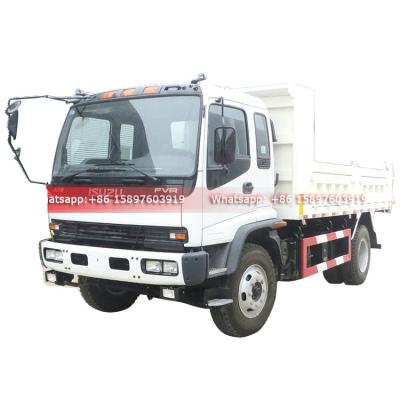 China Good Quality I-SUZU FVR 240HP Euro 5 Engine  10Tons -15Tons Tipper Truck Car Good Price for Sales for sale