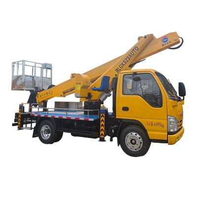 중국 고품질 신형 붐 리프트 굴절식 트럭 장착형 고소 작업 플랫폼 트럭 판매용