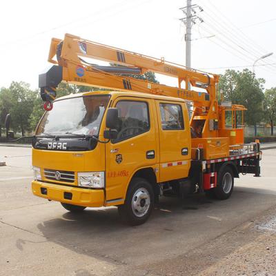 China High Quality Good Price Double Row 13m Small Operation Platform Aerial Work Platform Truck for sale