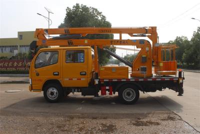 China High Quality Good Price Double Row 13m Small Operation Platform Aerial Work Platform Truck for sale