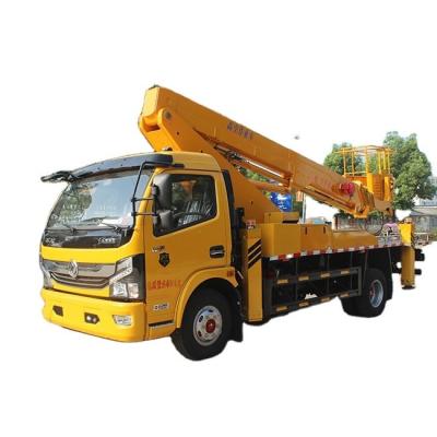중국 길거리 조명 유지보수 둥펑 4x2 버킷 트럭 공기 작업 플랫폼 트럭 장착 고도 운영 트럭 판매용