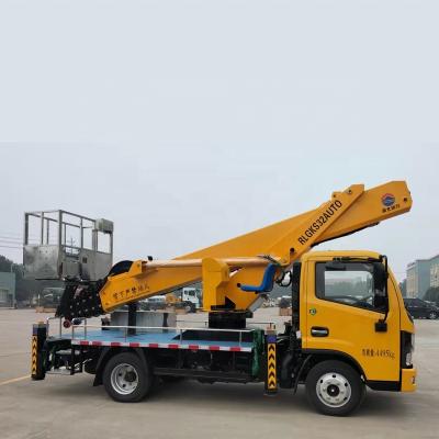 Cina 32m Dongfeng Dorica Telescopic Boom Piattaforma aerea Camion Lavoro aereo Camion Macchine di sollevamento in vendita