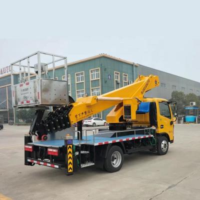 Cina 32m Dongfeng Dorica Telescopic Boom Piattaforma aerea Camion Lavoro aereo Camion Macchine di sollevamento in vendita