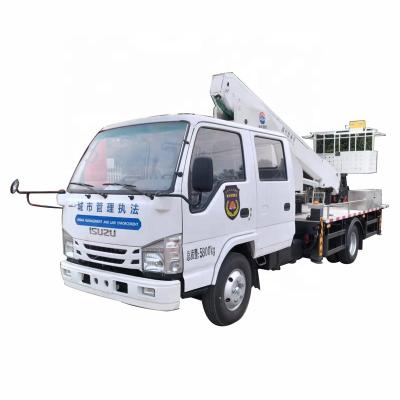 Cina ISUZU Autocarro a doppia fila con braccio telescopico per operazioni in quota - Meccanismo di sollevamento in vendita