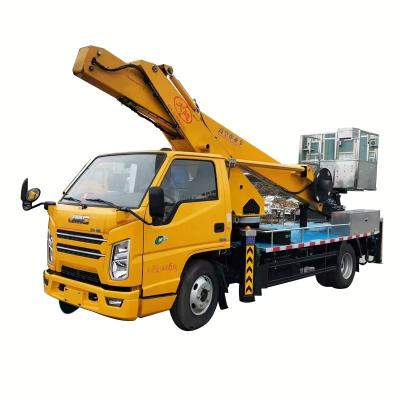 中国 JMC 28m 単列 望遠鏡アーム 空中作業 トラック ハイスティング機械 エレベーター エレベーター 販売のため