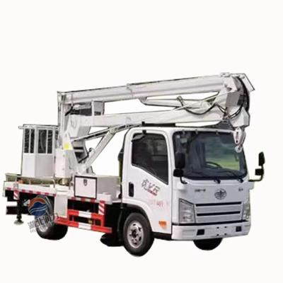 China FAW   Single-row Folding Arm Aerial Work   Truck  Work High Lift Operation   Elevated Operation for sale