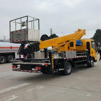 China Sinotruk Howo 30 Meter Single Row Telescopic  Arm  Aerial Work Vehicle   Elevator Lift    Hoisting Machinery for sale