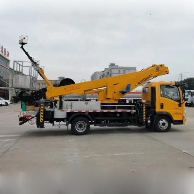China Sinotruk Howo 30 Meter Single Row Telescopic  Arm  Aerial Work Vehicle   Elevator Lift    Hoisting Machinery for sale