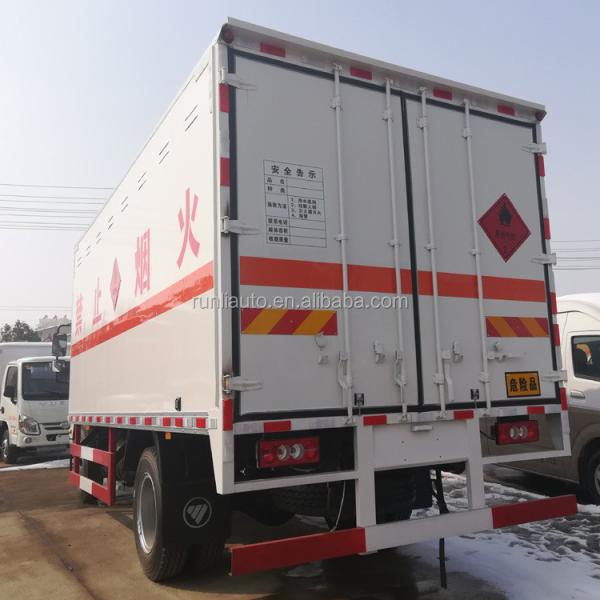 Quality Manual Transmission Foton 4X2 Van Cargo Dry Box Truck 80km/H 115kw 160HP for sale