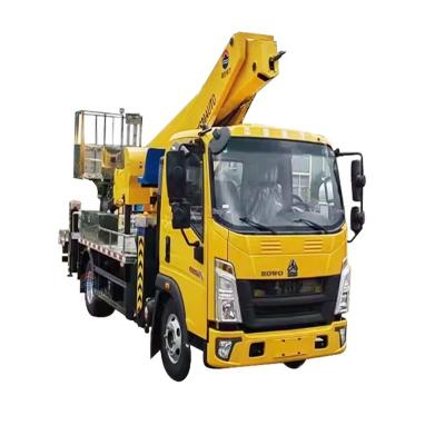 중국 Sinotruk Howo 30미터 단일 열 텔레스코픽 암 고가 작업 트럭 고가 작업 고양 작업 구성 요소 판매용