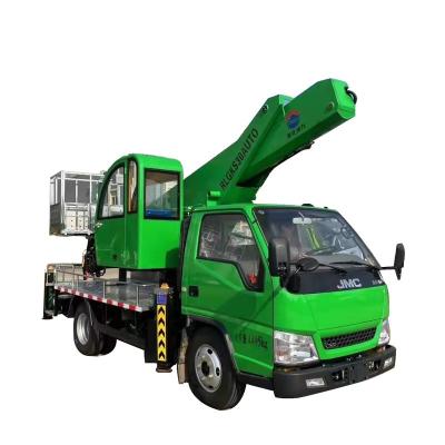 중국 JMC Single Row High Altitude Overhead Working Truck Elevating Platform Truck Euro 6 판매용