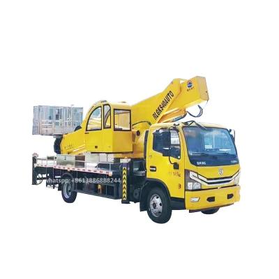 중국 동펜 40m 이중 줄 승강장 트럭 공중 작업 플랫폼 고도 판매용