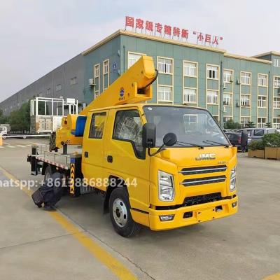 Cina JMC doppia fila braccio telescopico lavoro aereo camion elevazione alta operazione 4x2 drive in vendita