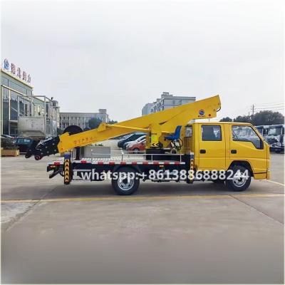 Cina JMC doppia fila braccio telescopico lavoro aereo camion elevazione alta operazione 4x2 drive in vendita