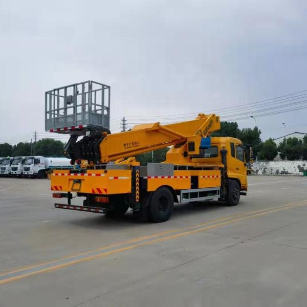Quality Dongfeng Kingrun Double Row Telescopic Arm Lift Up Aerial Work Truck 45 Meter for sale